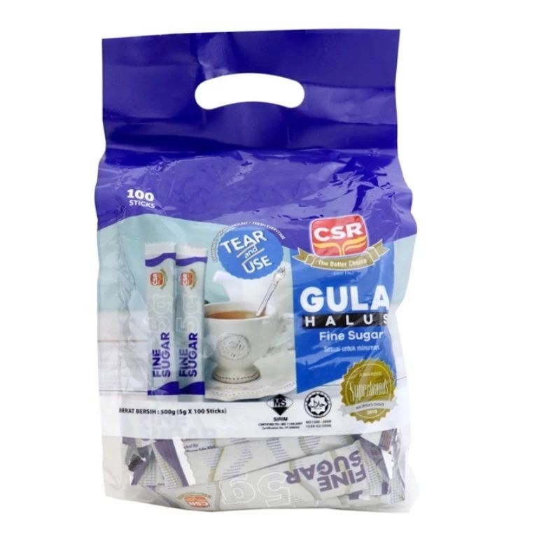 CSR Fine sugar in Sachet Gula Halus Dalam Paket 5g (Repack) | Shopee ...