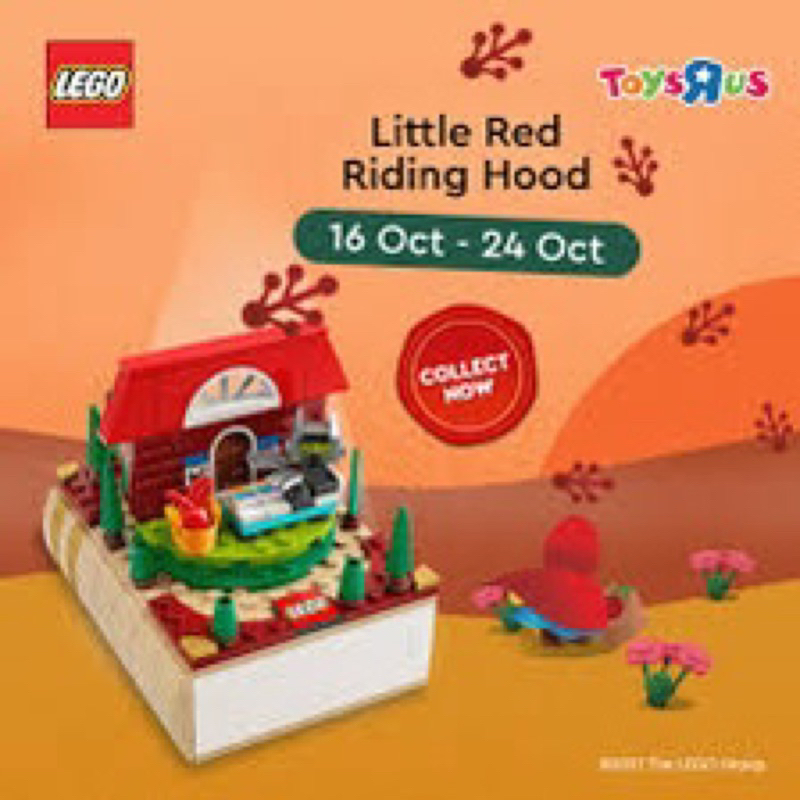 [MR BRICK] Lego Bricktober 2021 Little Red Riding Hood (new) | Shopee ...