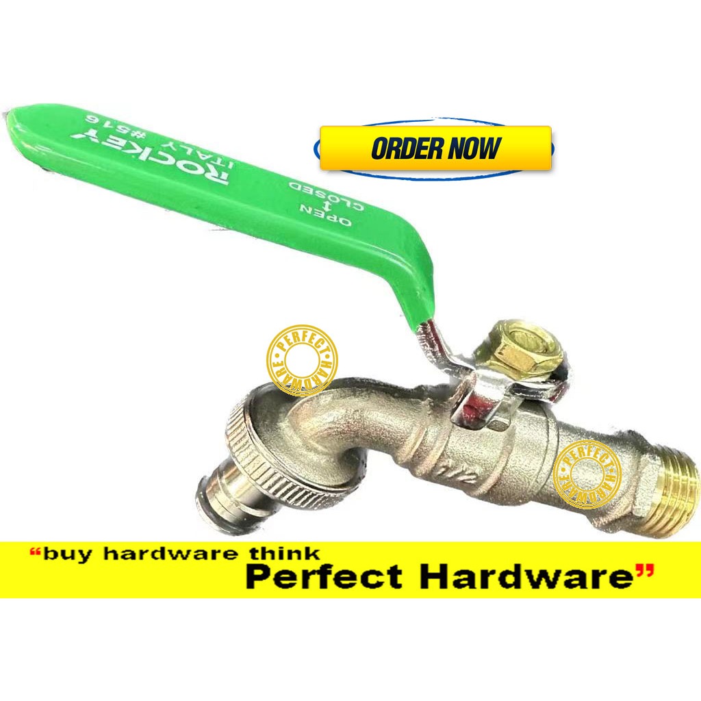 HEAVY DUTY 1/2'' -GARDEN TAP BALL COCK WASHING MACHINE TAP ITALY ...