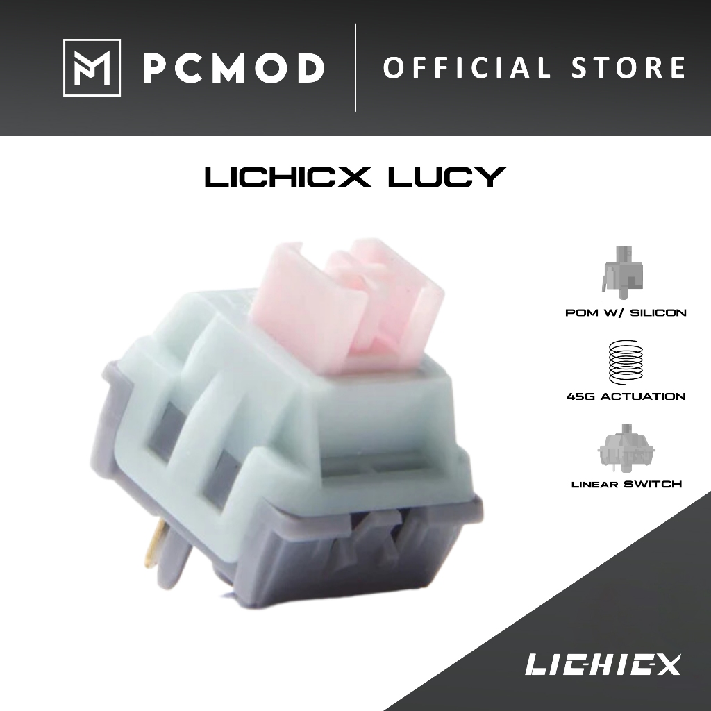 LICHICX Lucy Silent | Linear Switch for Mechanical Keyboards | PCMOD x ...