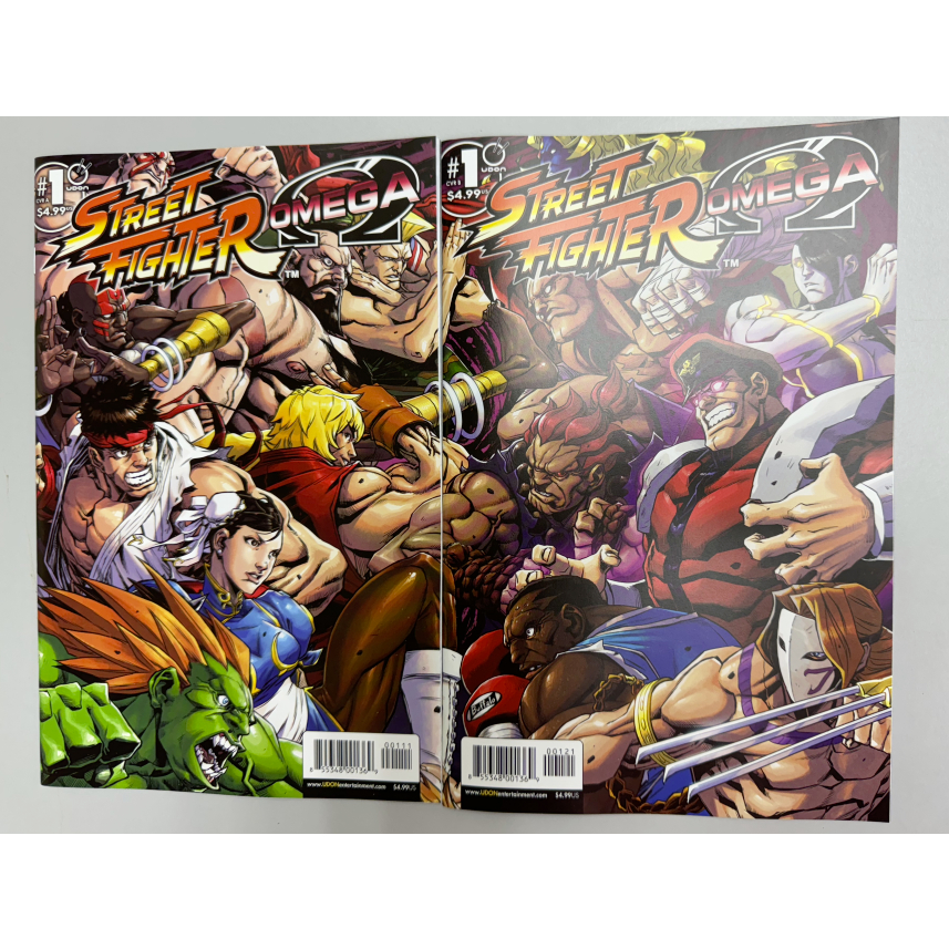 Street Fighter Omega #1 (One-Shot) - SET of 2 COMICS - UDON COMICS ...