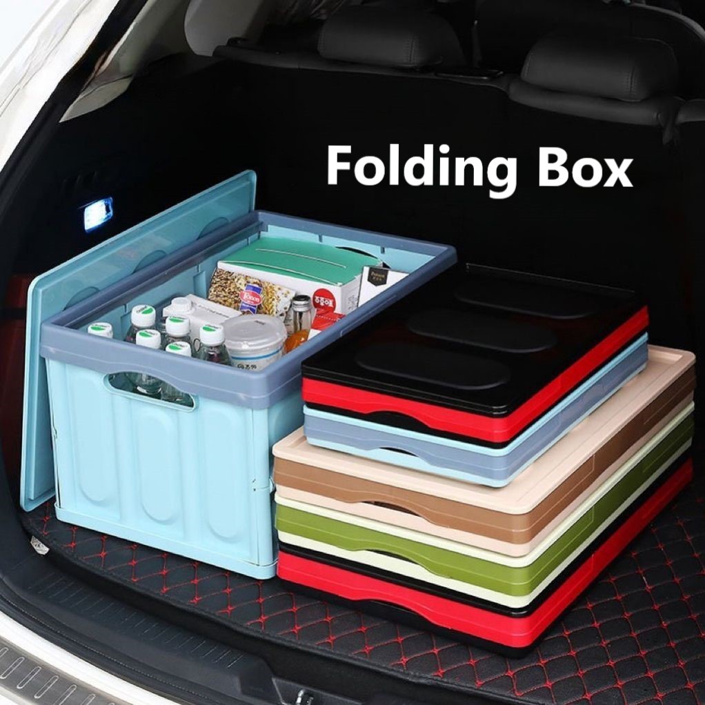 Littlebox Car Storage Box with Waterproof Bag Foldable Case Organizer ...