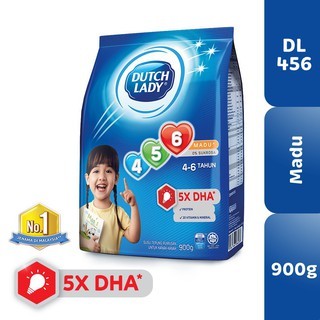 Dutch Lady Powder Milk for Kids Step 456 Honey Flavour 850g | Shopee ...