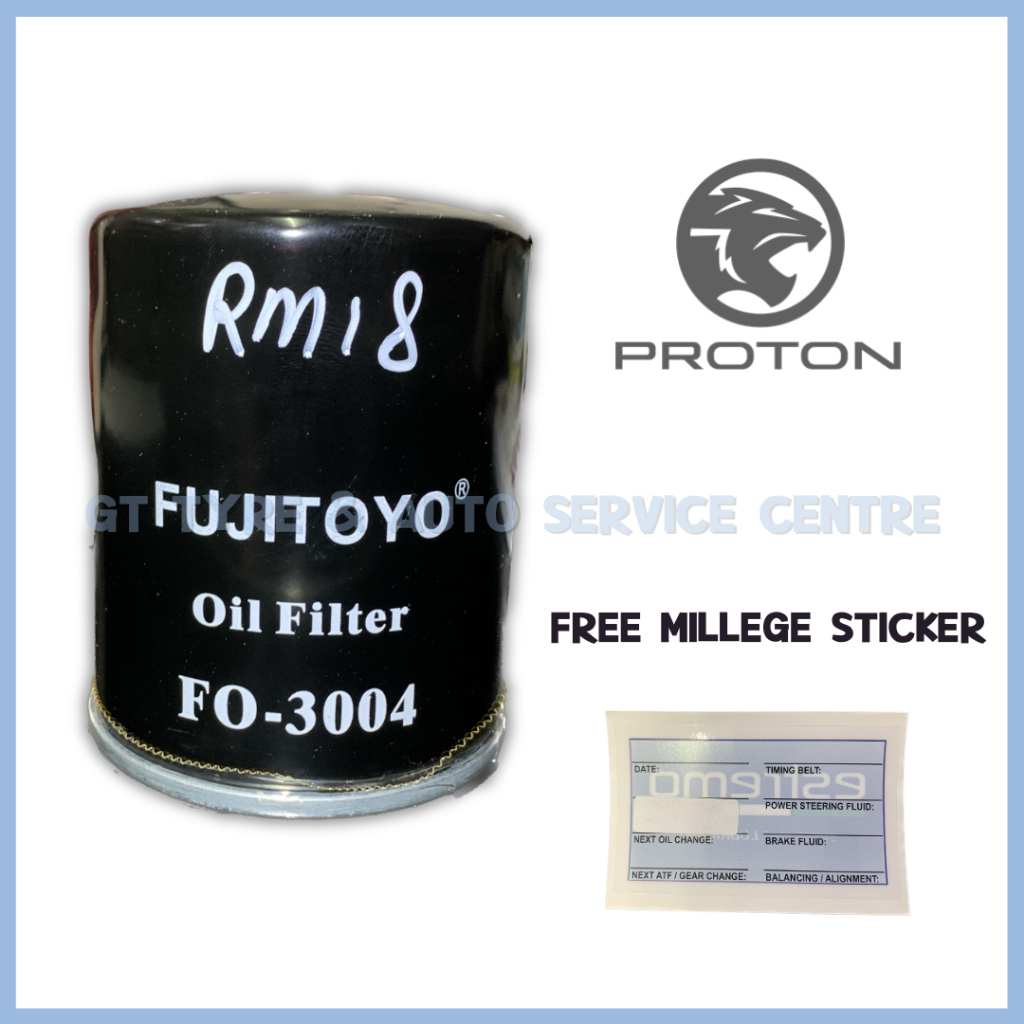Fujitoyo proton oil filter kia hyundai FO-3004 | Shopee Malaysia
