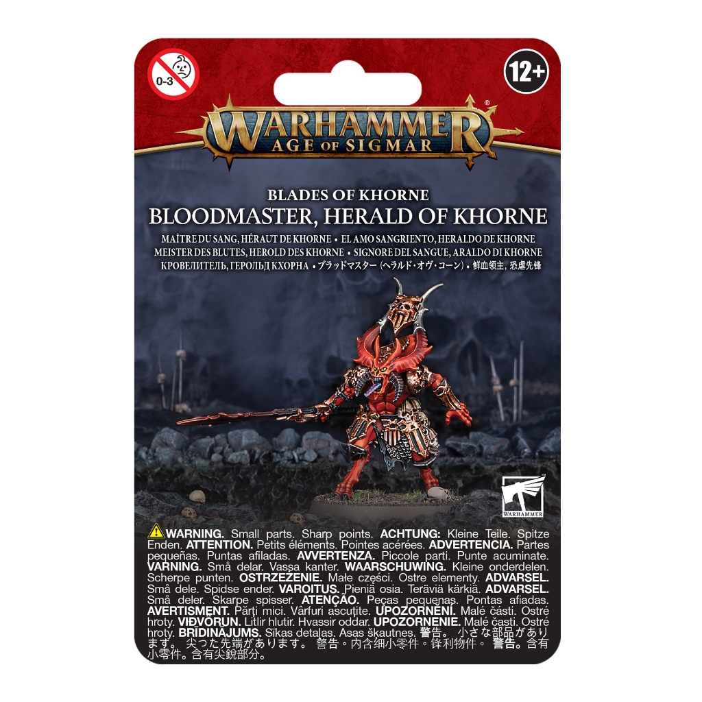 Warhammer Bloodmaster Herald of Khorne Warcry Age of Sigmar | Shopee ...