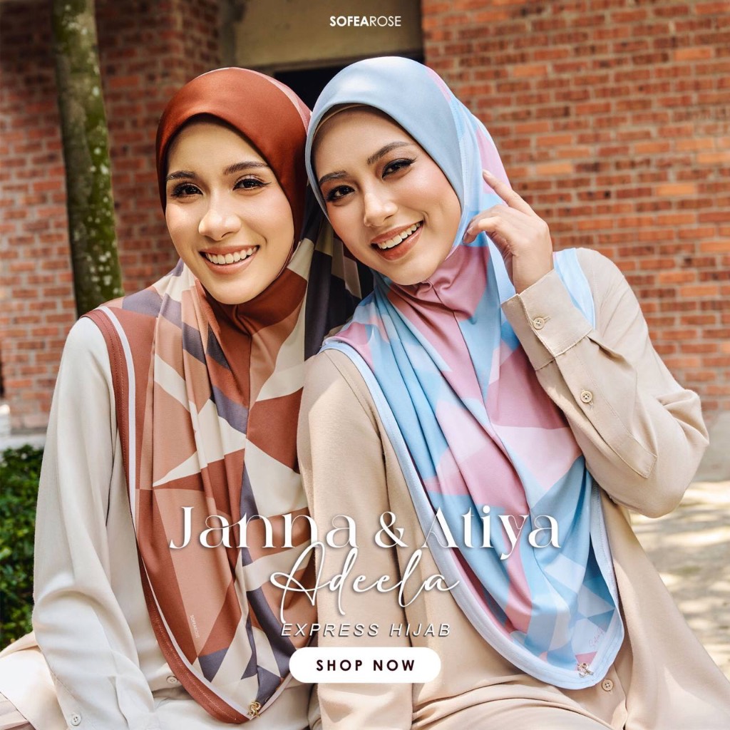 ORIGINAL SR 💙Janna Adeela Atiya Adeela Series Express Hijab by SOFEAROSE 💙 Original by Sofearose ...