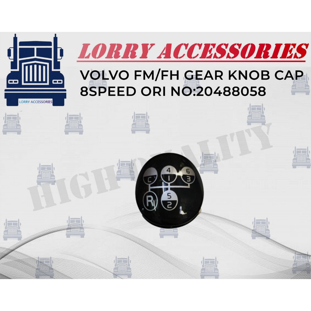 VOLVO FM/FH GEAR KNOB CAP 8SPEED ORI NO:20488058 | Shopee Malaysia