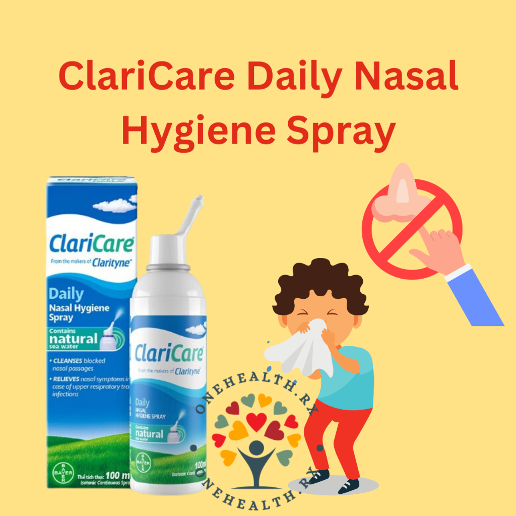 [NEW STOCK ARRIVAL] CLARICARE Daily Nasal Hygiene Spray 100ml [EXP: 11/ ...