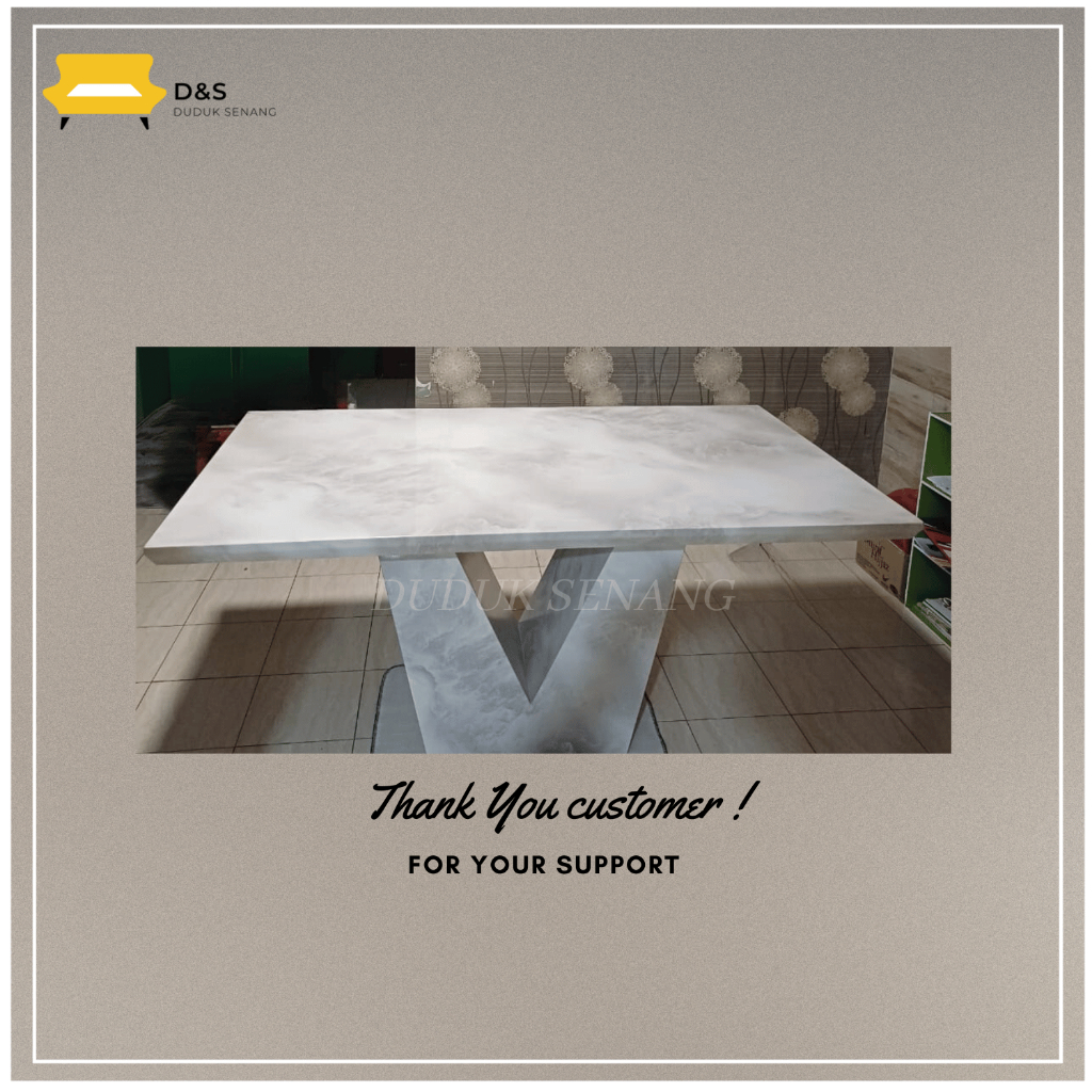 FIORA Marble Table Only / Meja Marble Sahaja | Shopee Malaysia