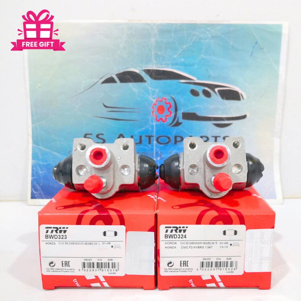 TRW Honda Civic S5A Rear Brake Pump/Wheel Cylinder 3/4" 43301-S5A-003 ...