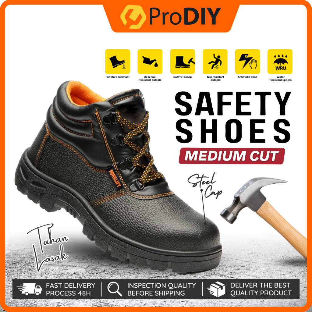 Safety Boots Men Safety Shoes Steel Toe Shoes Working Shoes Safety ...