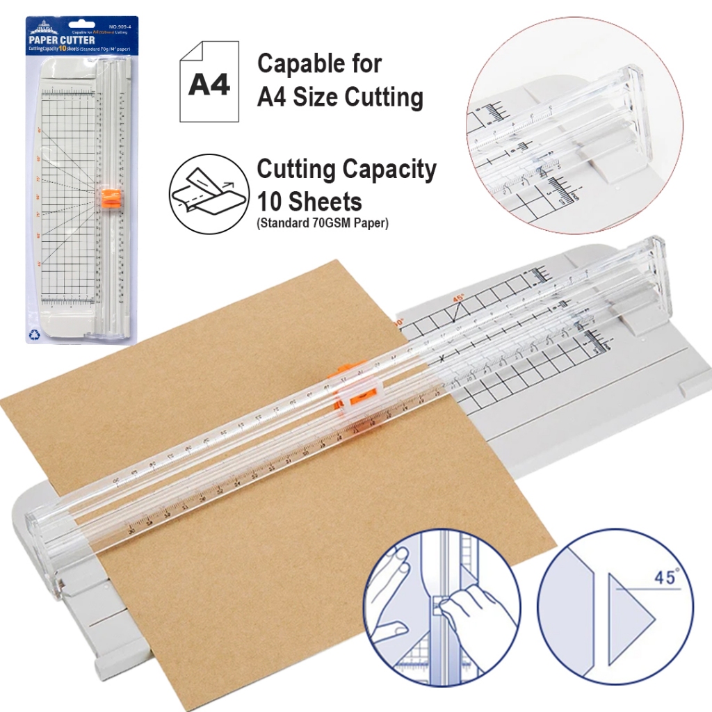 JIELISI A4 Paper Cutter Paper / Trimmer Photo Cutter/ Pemotong Kertas ...