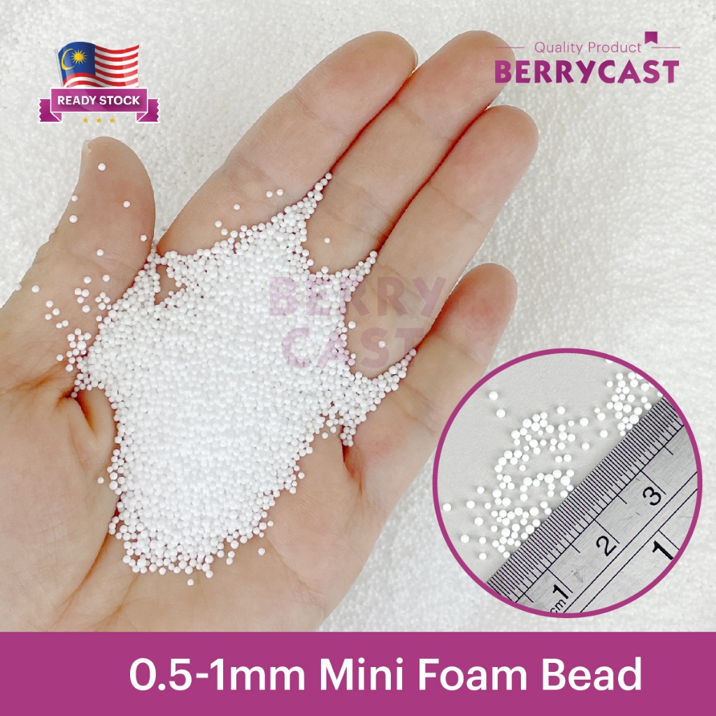 1-2mm Styrofoam Mini Foam Beads Ball Small Tiny Foam Slime DIY ...