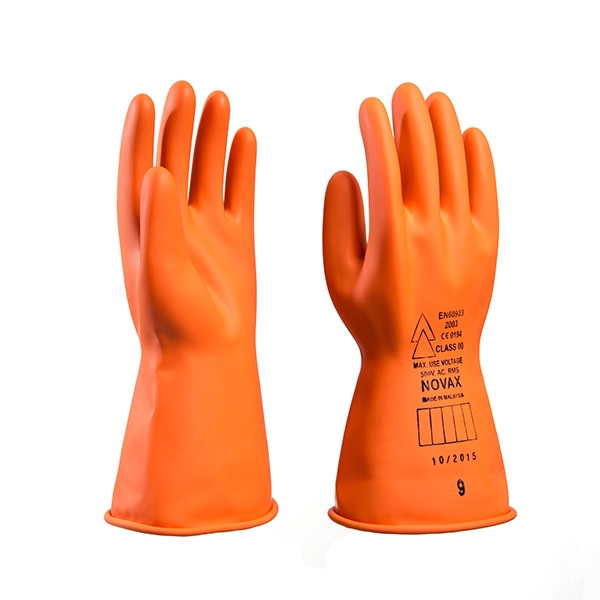 NOVAX CLASS 0 ELECTRICAL INSULATION RUBBER GLOVES NOVAX CLASS 0 (1000V ...