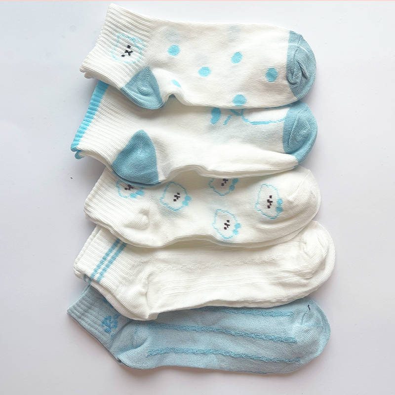 SOCKSTUDIO Bear series Cute Socks (5 pairs/set) Stokin cute Socks women ...