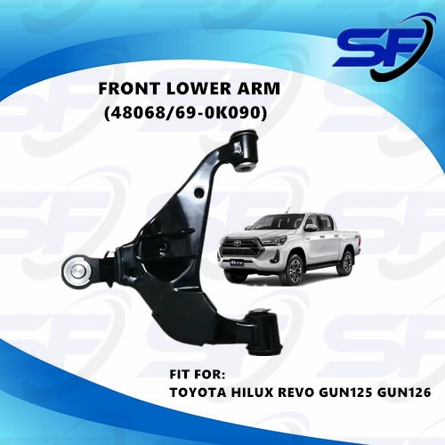 TOYOTA HILUX REVO GUN125 GUN126 2015-2021 FRONT LOWER ARM (48068/69 ...