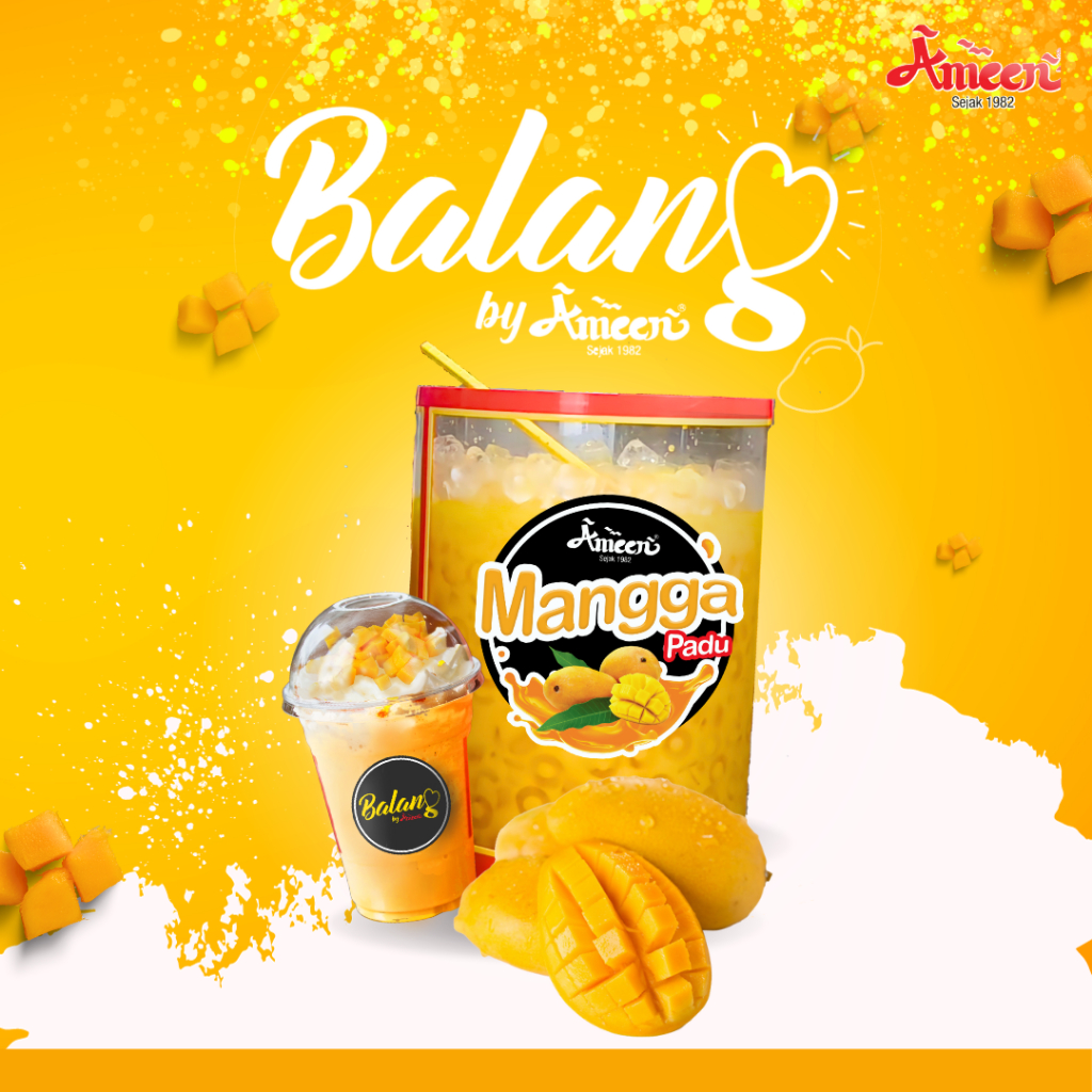 AMEEN BALANG Set Air Balang Mangga 1 set bancuhan 40 liter balang ...