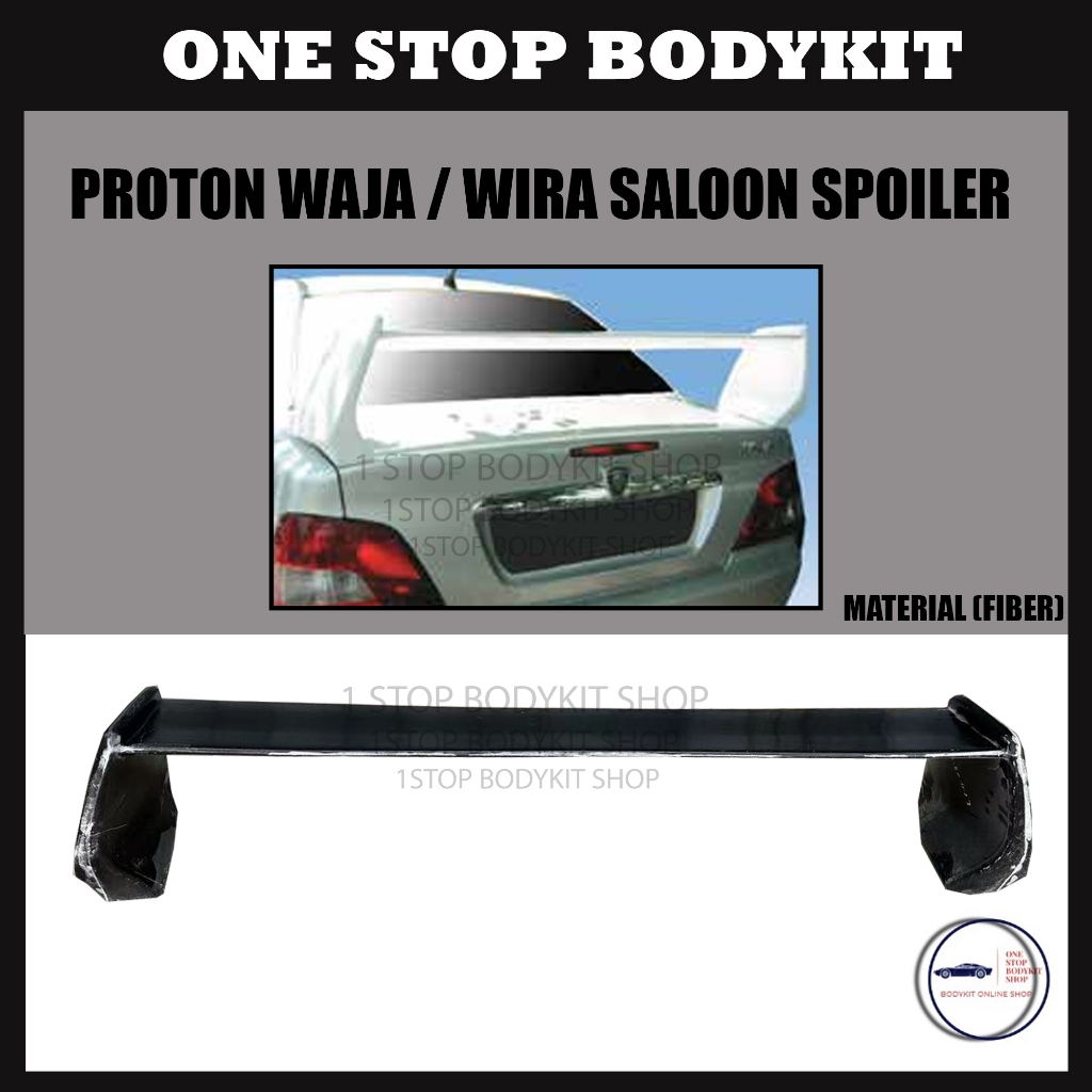 PROTON WAJA / WIRA SALOON SPOILER (E8) (FIBER) | Shopee Malaysia