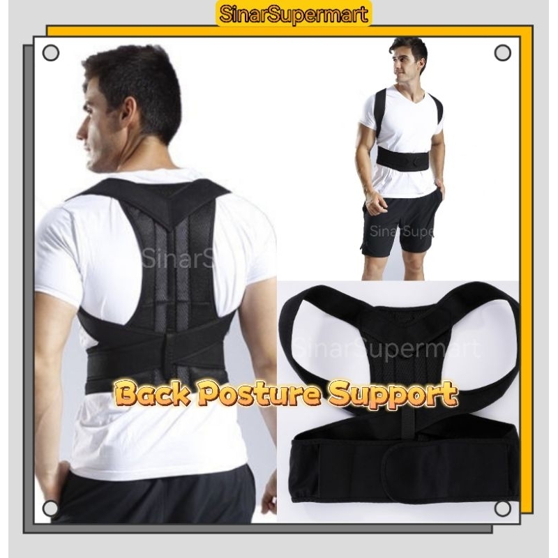 SinarSupermart Back Support Posture Corrector Kids Adult Straight ...