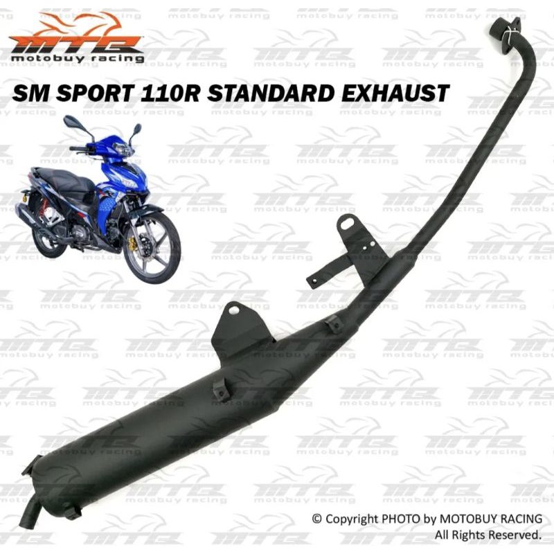 BENELLI SM SPORT 110R 110 R SM-SPORT 110R 110 R EXHAUST PIPE EXHAUST SM ...