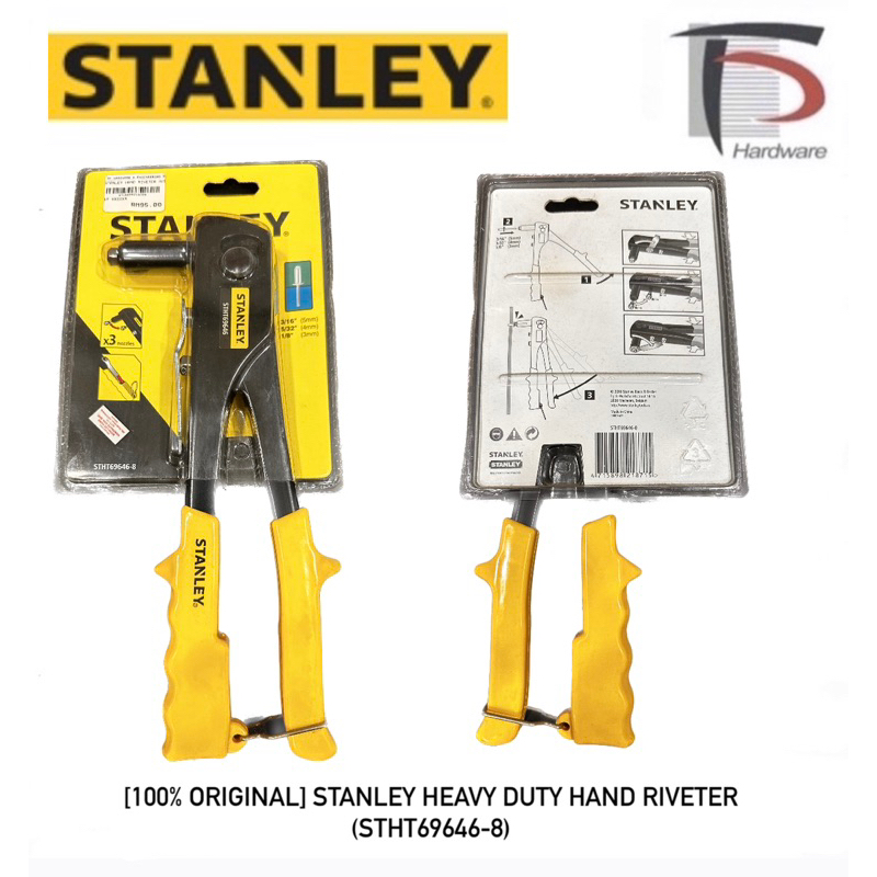 [100% ORIGINAL] STANLEY HEAVY DUTY HAND RIVETER (STHT69646-8) | Shopee ...