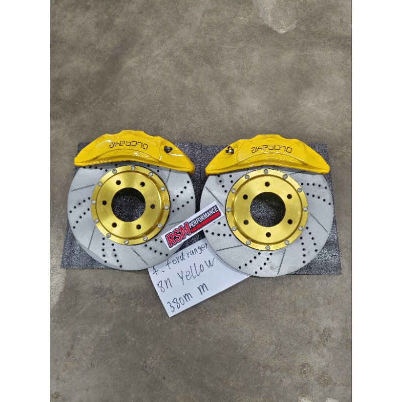 akebono 8n caliper brake 380mm Ford Ranger T6 T7 T8 RAPTOR XLT Ready ...