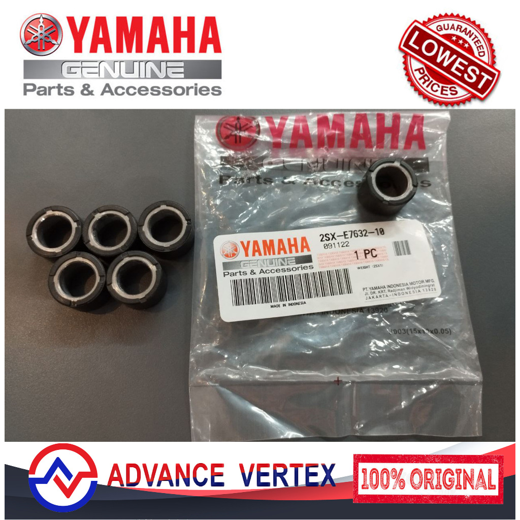 YAMAHA EGO AVANTIZ/EGO SOLARIZ/EGO GEAR WEIGHT ROLLER 1 SET | Shopee ...