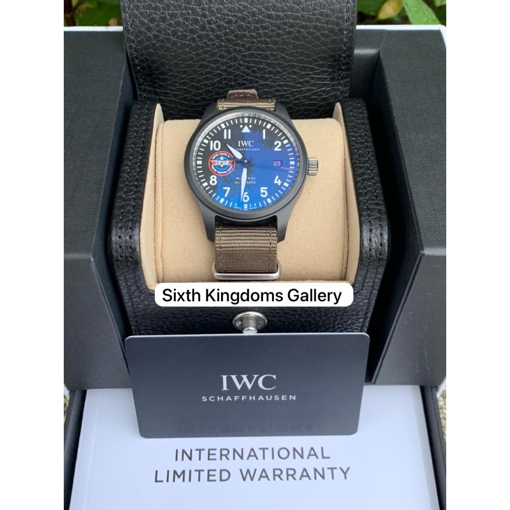 IWC Pilot's Mark XVIII Top Gun Edition " SFTI " 41mm IW324712 | Shopee ...