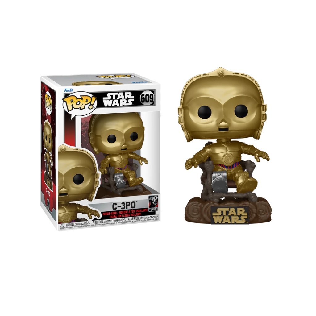 FUNKO POP! Star Wars Episode VI : Return Of The Jedi - C-3PO On Ewok ...