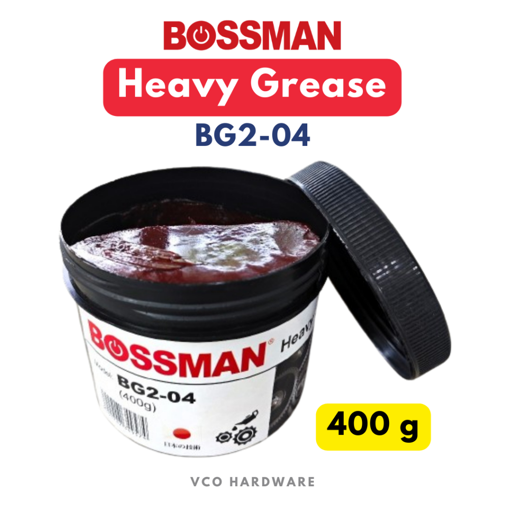 [ 400 G ] BOSSMAN Heavy Grease / Minyak Grease / Heavy Duty Red Grease ...