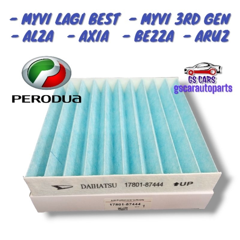 Perodua air-cond filter cabin filter axia/bezza/aruz/myvi lagi best ...