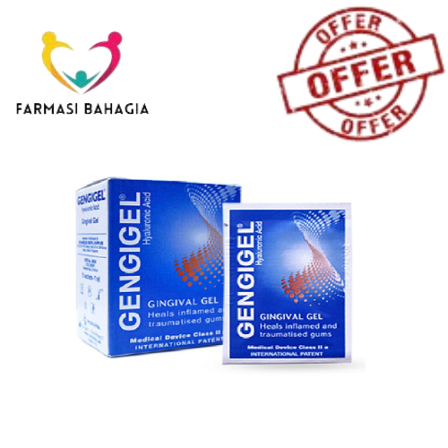 [ Exp 3/2026 ] GENGIGEL HYALURONIC ACID GINGIVAL GEL 1ML ( 1 SACHET ...