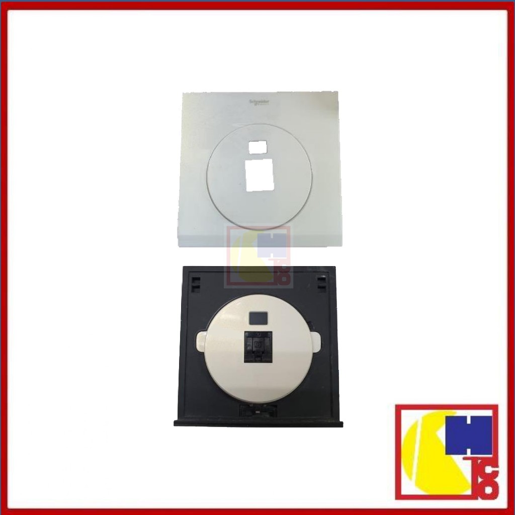 SCHNEIDER ULTI 1G TEL / DATA SOCKET RJ45 COVER PLATE & MODULE (OLD STOCK) | Shopee Malaysia