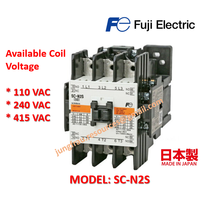 FUJI ELECTRIC SC-N2S CONTACTOR (AC) | Shopee Malaysia