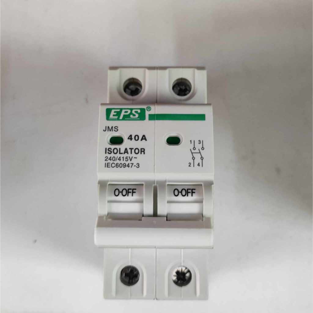 EPS ISOLATOR 32A 40A 63A 100A 2POLE 3POLE MAIN SWITCH CIRCUIT BREAKER ...