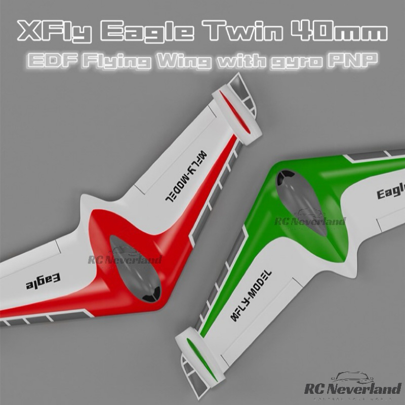 XFly Eagle Twin 40mm EDF Flying Wing with gyro PNP 4S RC Airplane ...
