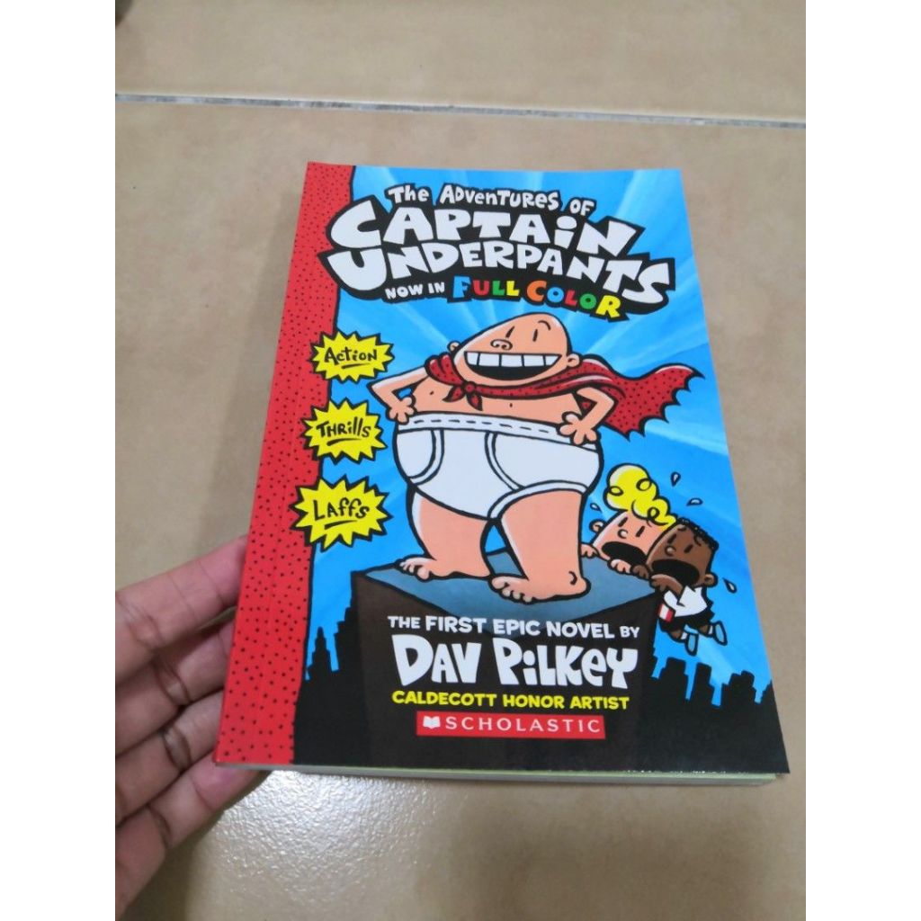 Full color Captain Underpants Epic Novel (12books) | Shopee Malaysia