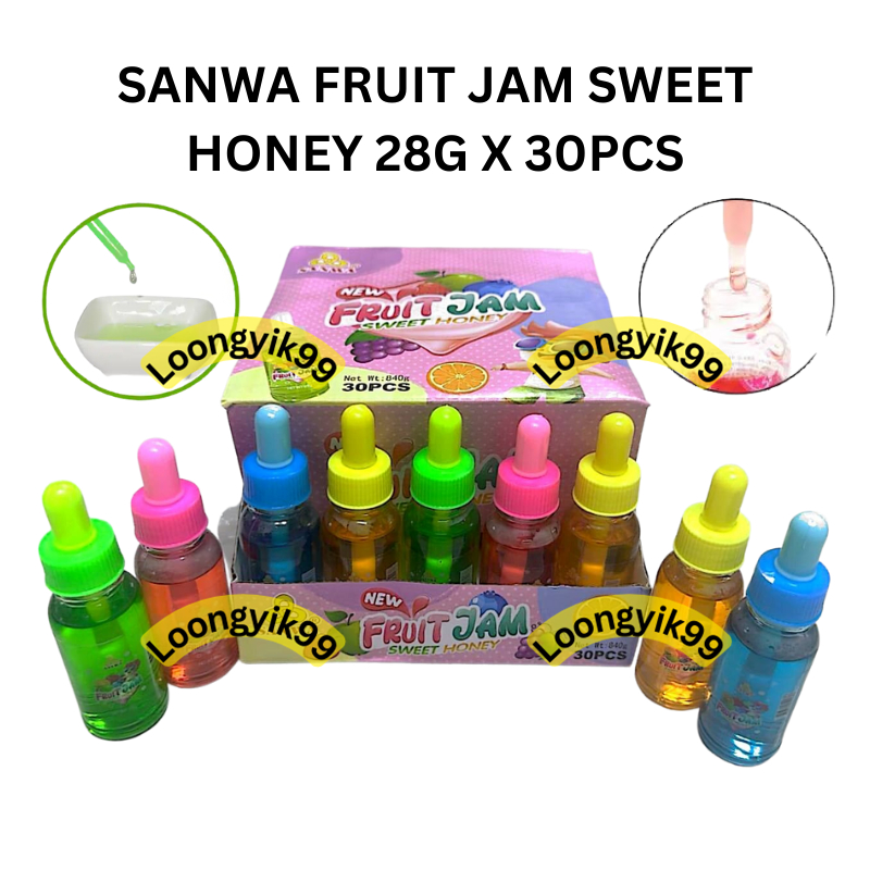 SANWA FRUIT JAM SWEET HONEY 28G X 30PCS | Shopee Malaysia