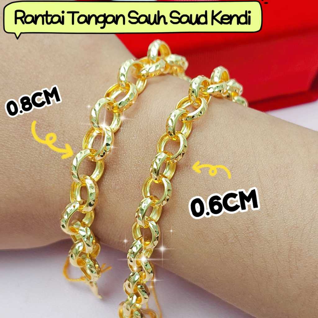 Wing Sing Rantai Gelang Tangan Siti Sarah Sauh Saud Kendi Bulat Kilat ...