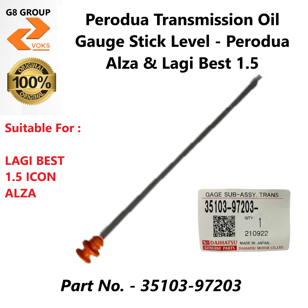 Perodua Transmission Oil Gauge Stick Level - Perodua Alza & Lagi Best 1 ...