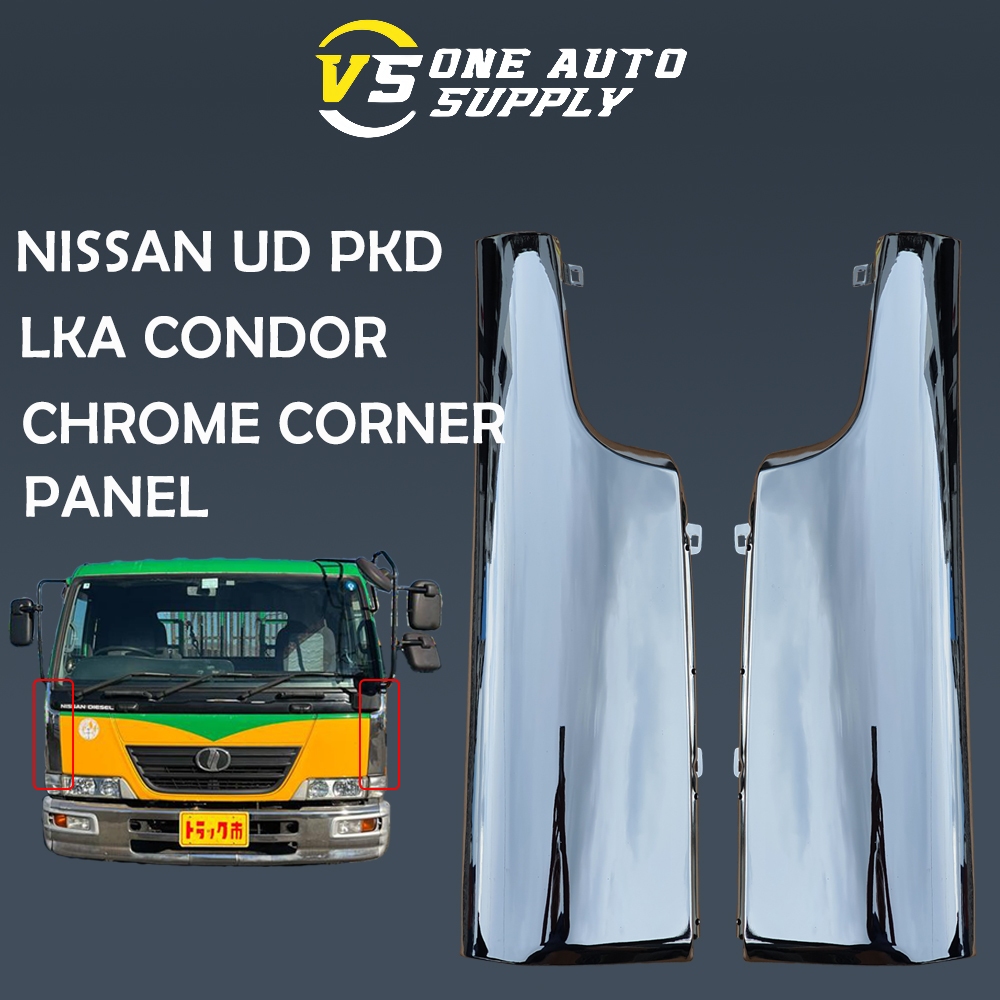 NISSAN UD PKD211 LKA211 CONDOR CHROME CORNER PANEL SET | Shopee Malaysia