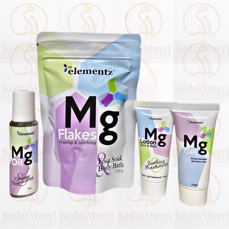 Elementz Magnesium Trial Pack [Magnesium Oil | Magnesium flake ...