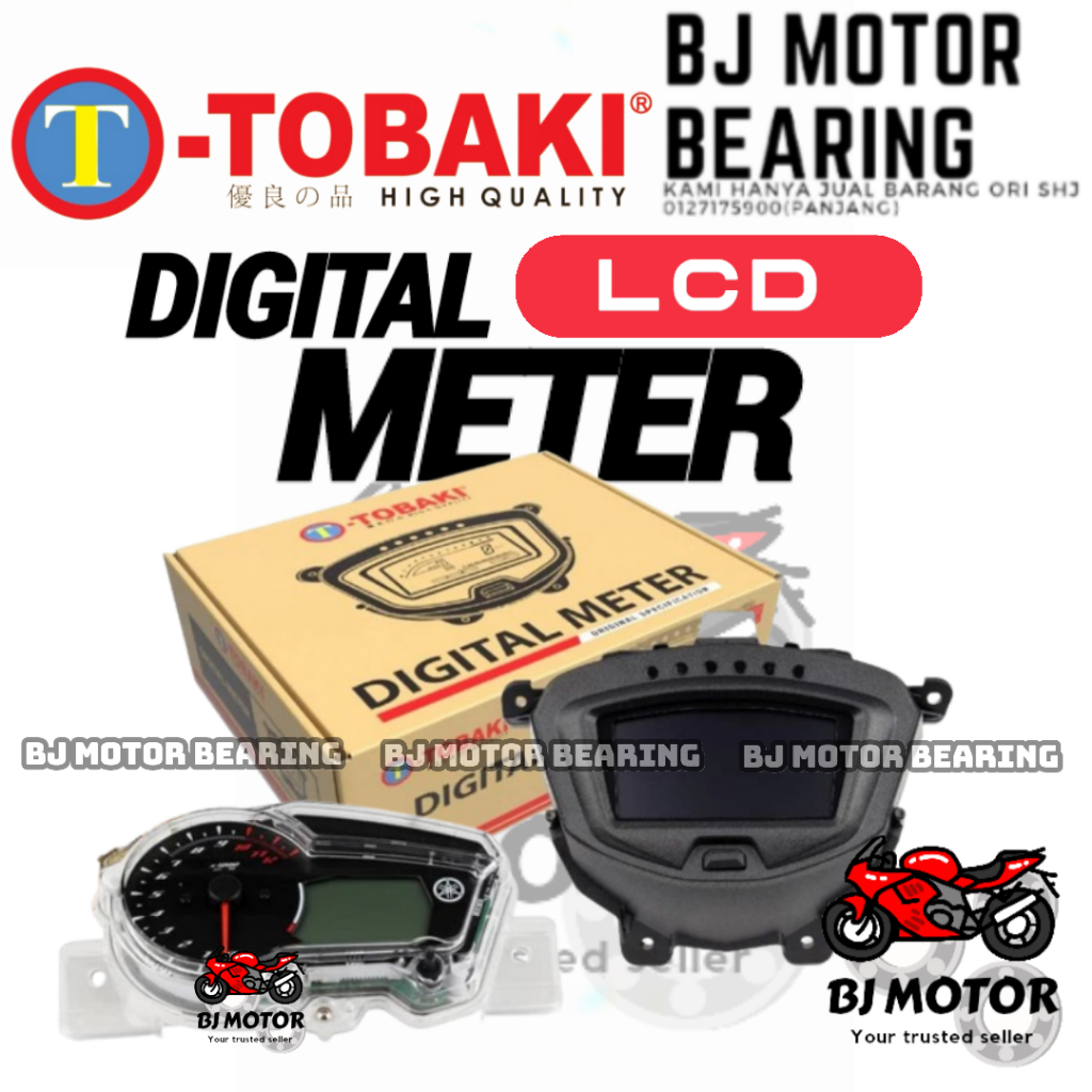 Y15ZR V1 V2 DIGITAL METER Y15V2 YSUKU DIGITAL METER TOBAKI Y15 V2 ...