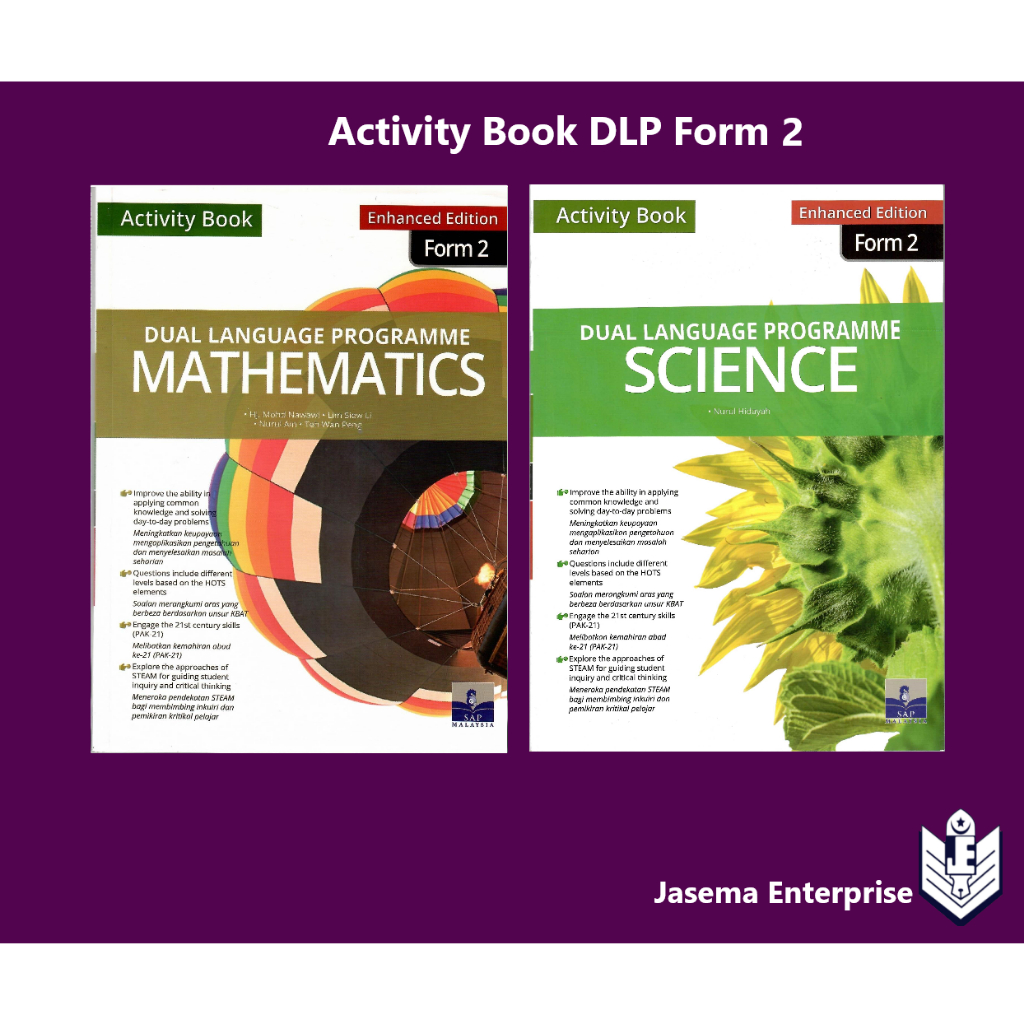 Activity Book Dual Language Programme Form 2 Mathematics | Science ...