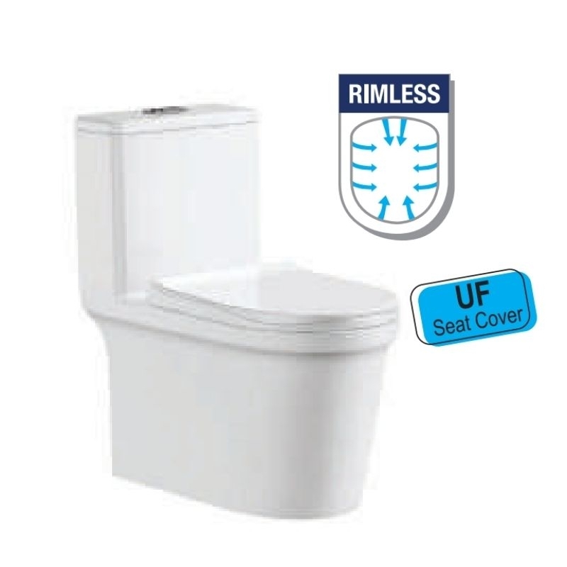 Saniware Wc2090 Rimless One Piece Wc | Shopee Malaysia