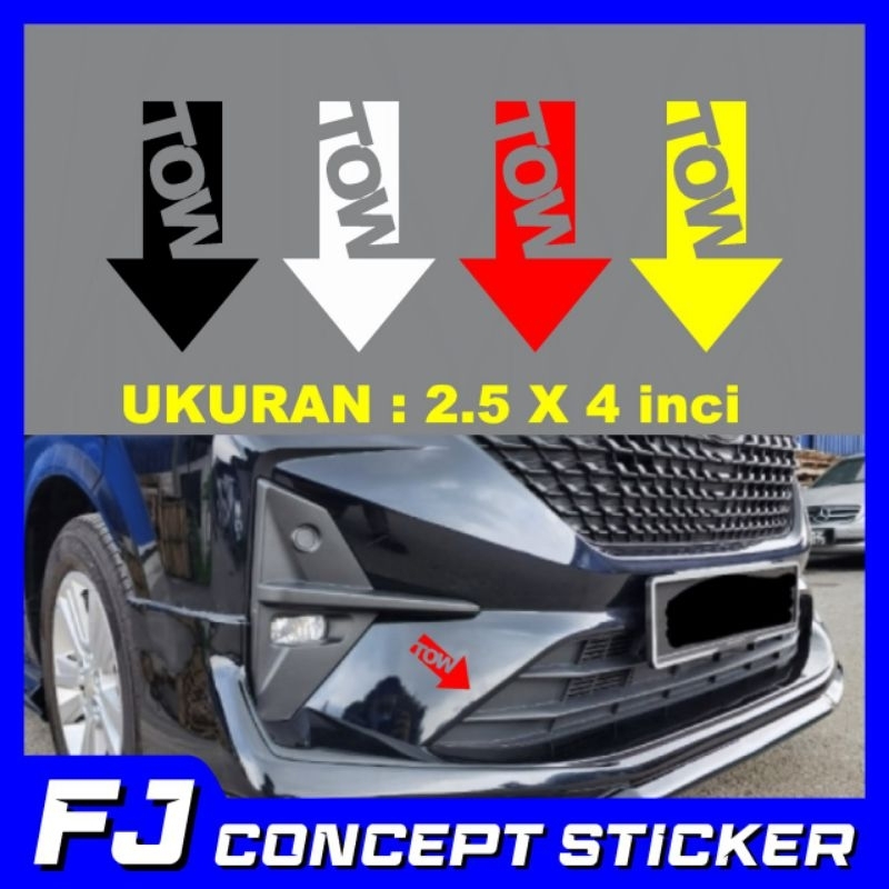 TOWING JDM CAR STICKER | Shopee Malaysia