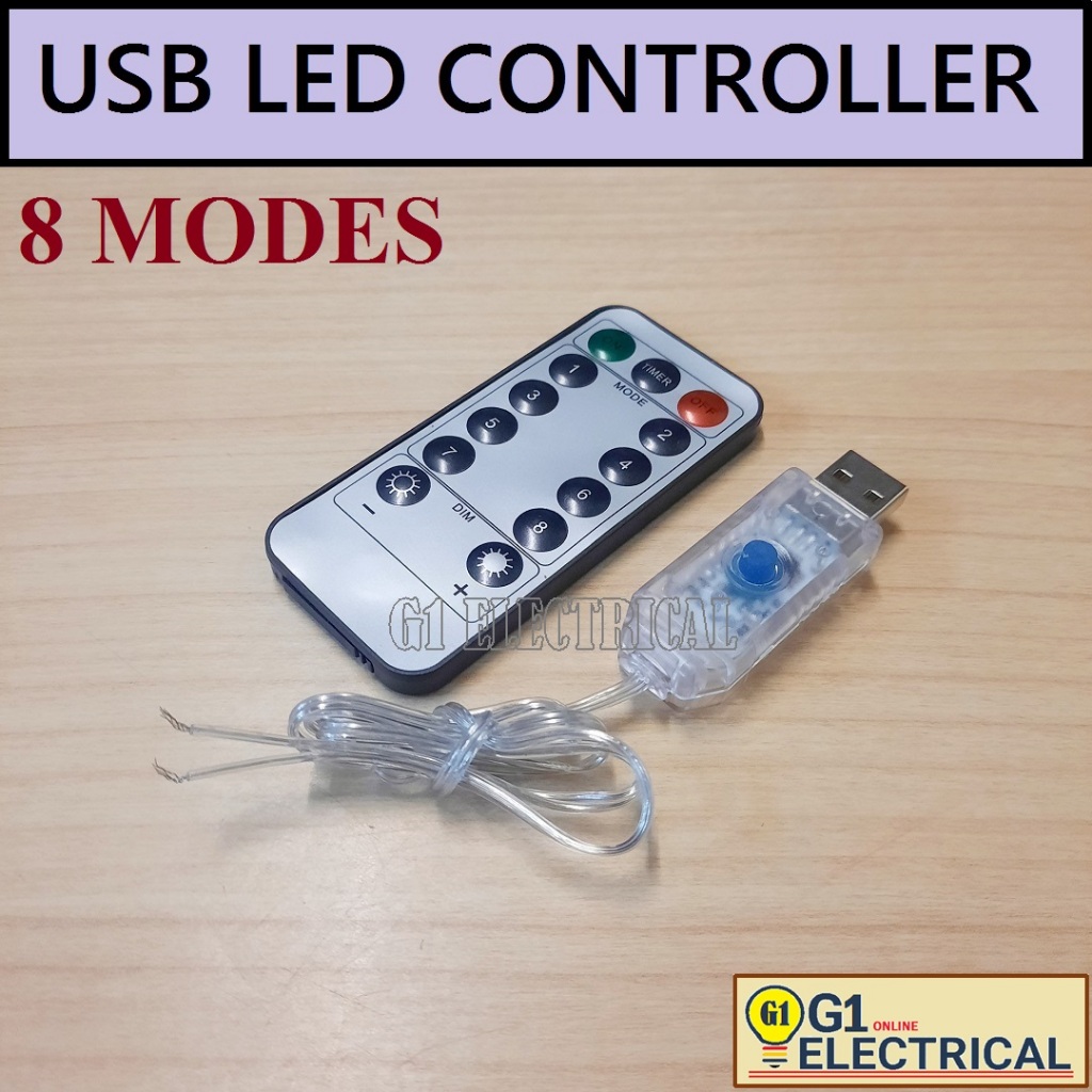 USB LED CONTROLLER PREWIRE 0.5M, 5V DC | Shopee Malaysia