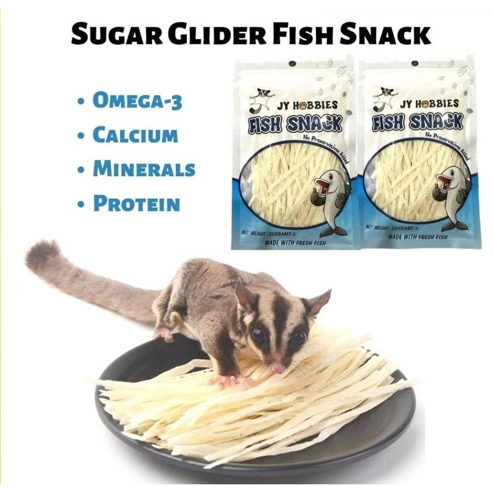 Sugar Glider Fish Snack | Makanan Ringan Snek Ikan Sugar Glider ...
