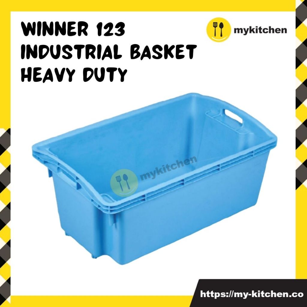 [MY KITCHEN] Winner Industrial Heavy Duty Rectangular Plastic Basin ...