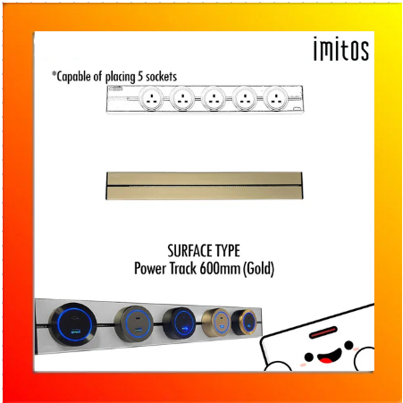 [GEN 2] imitos Power Track Socket Surface Switch 32A Power Line Long ...